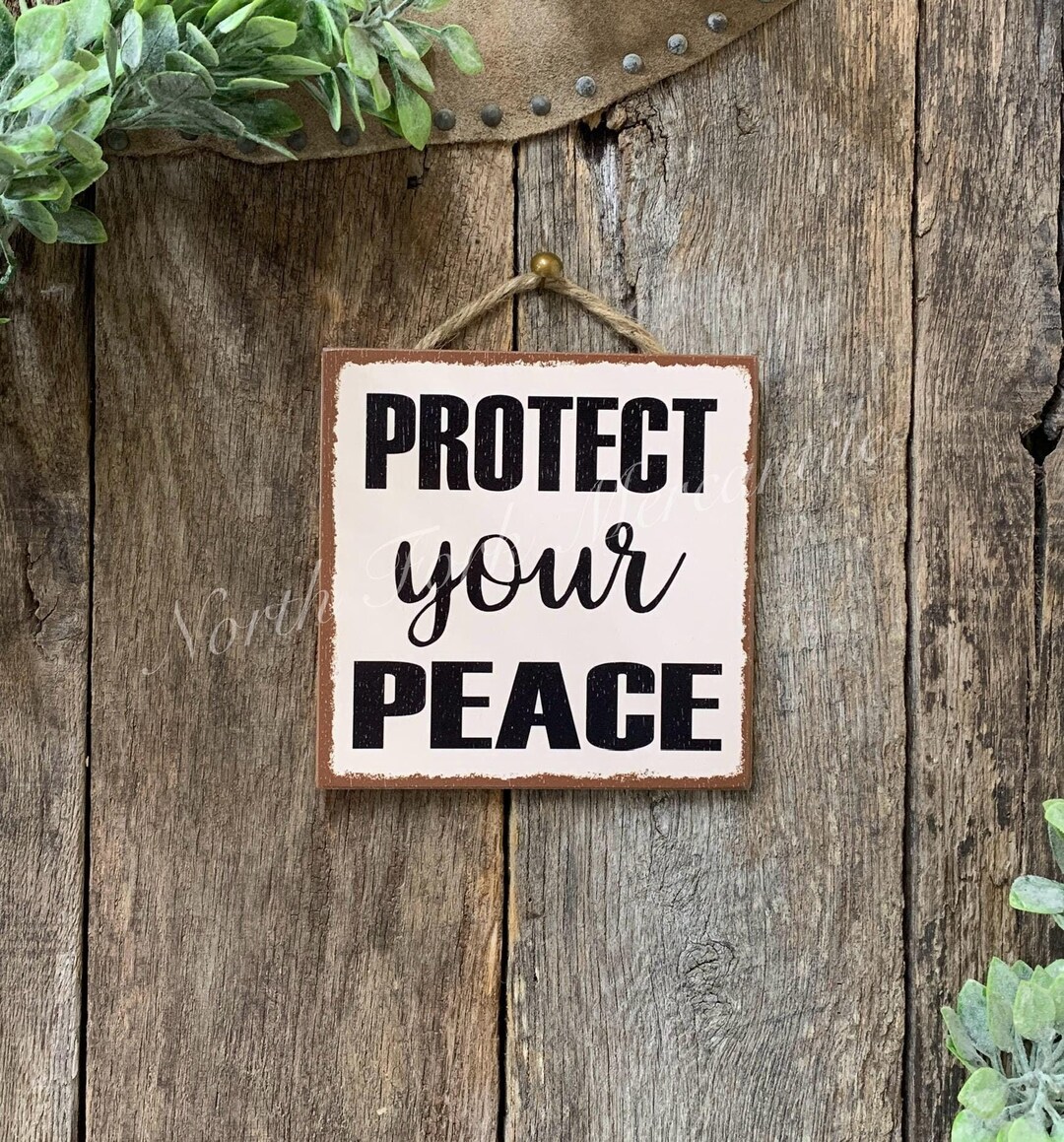 Protect Your Peace, Classroom Decor, Motivational Gift, Strength Gift ...