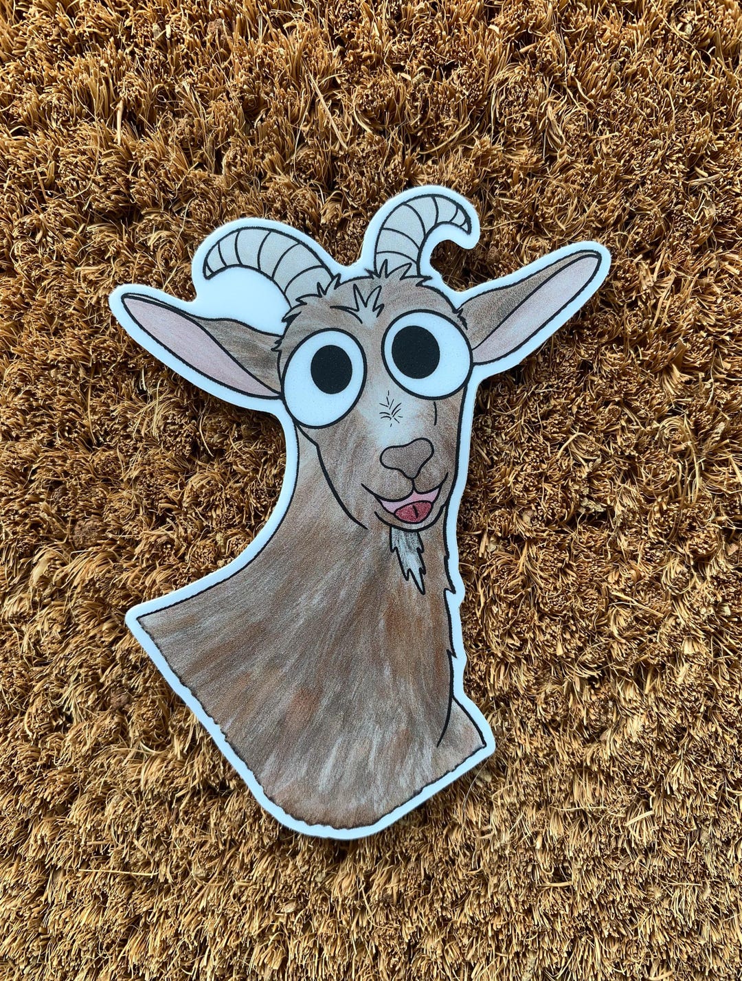 Goat Sticker, Goat Decal, Goat Farm, Goat Decor, Sarcastic Sticker ...