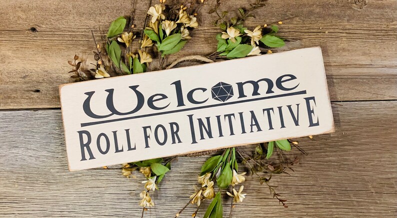 Welcome Roll for Initiative D&D Gift Dungeons and Dragons - Etsy