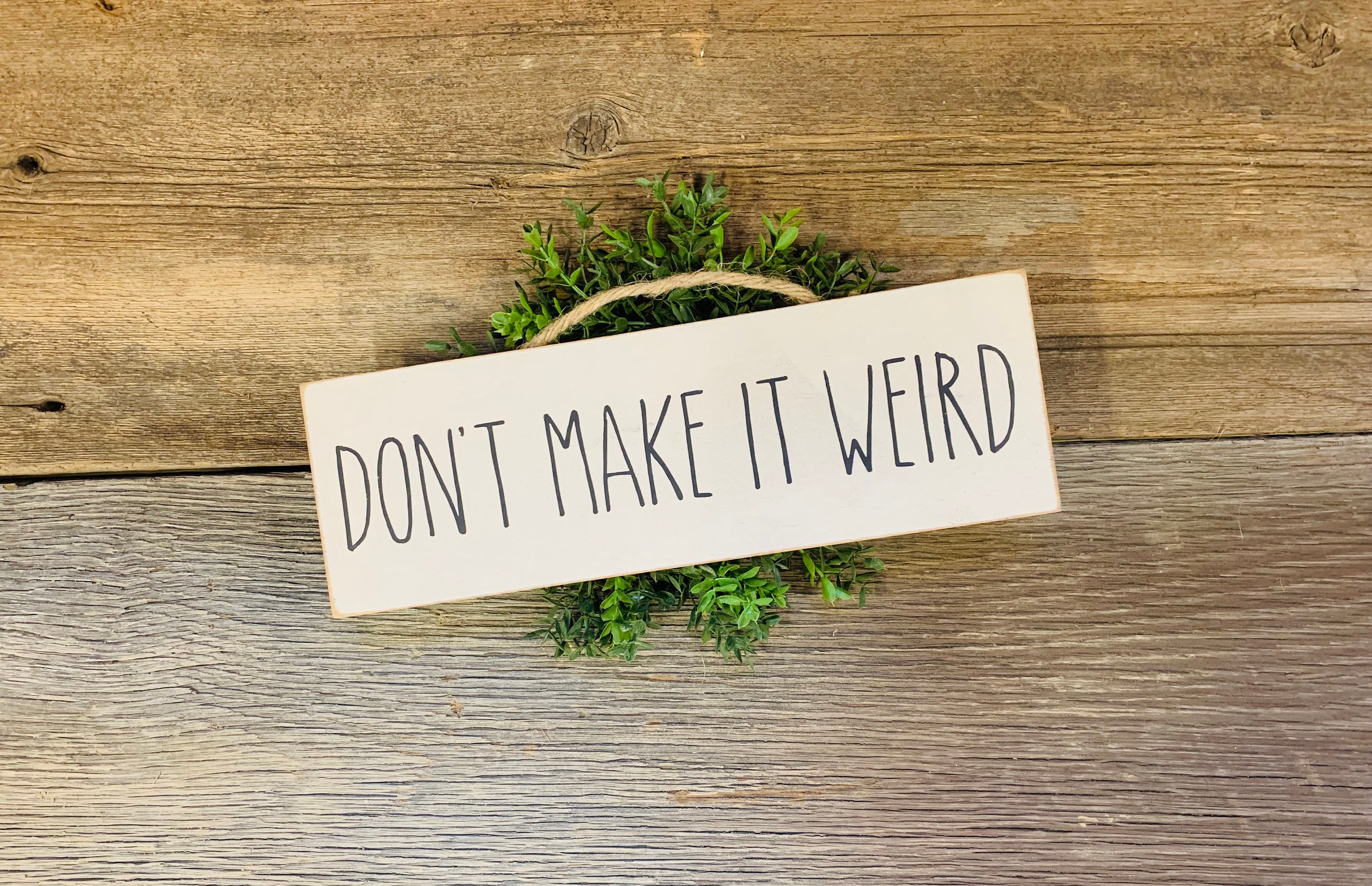 Weird Sign - Etsy
