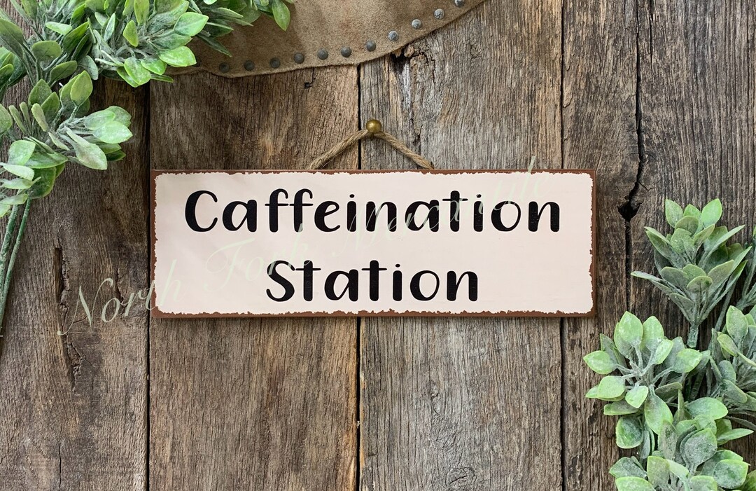 Caffeination Station, Coffee Bar Decor, Coffee Sign, Coffee Bar, Coffee ...