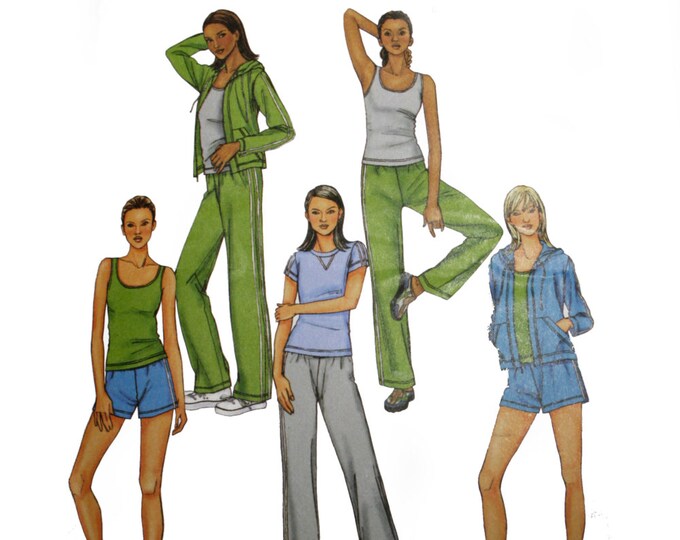 Uncut Butterick B4198 Sewing Pattern, Size L XL, Women's Athletic ...