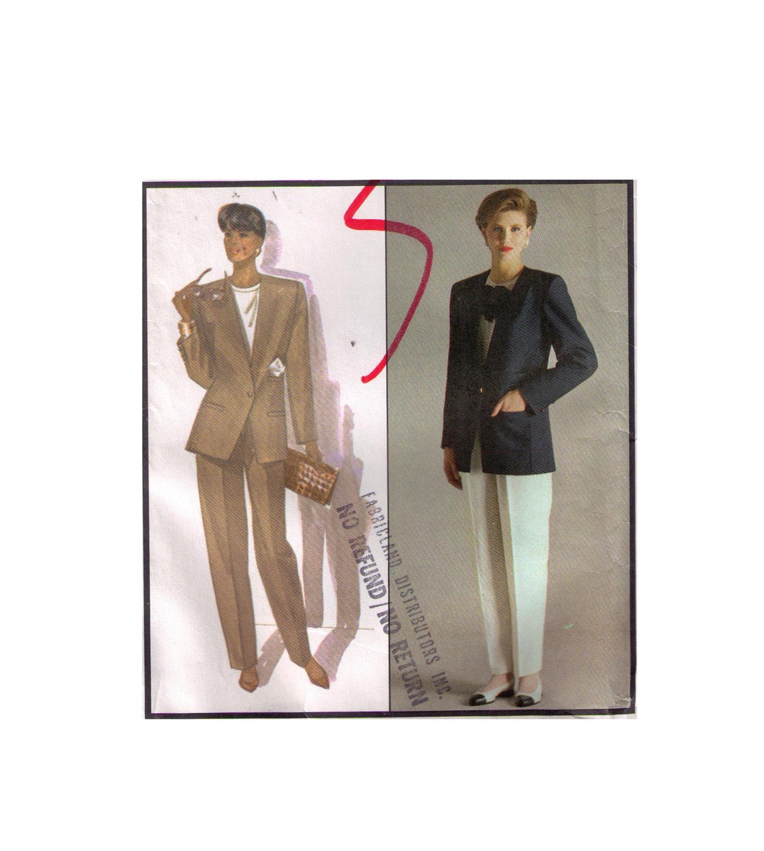 Style 1028 Sewing Pattern Alfred Sung Size 8 Lined Jacket - Etsy