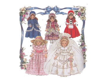 Simplicity Crafts Pattern 8766 Doll Clothes for 16 & 18 - Etsy