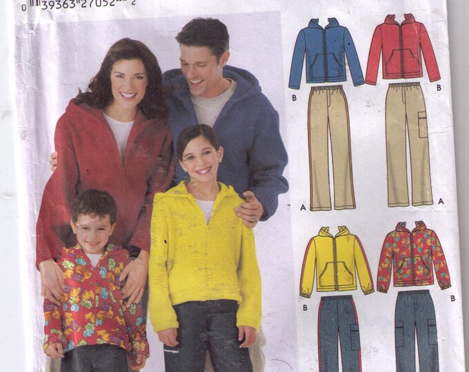 Simplicity 5362, Sewing Pattern, Size XS-XL Unisex Adult, Children's ...