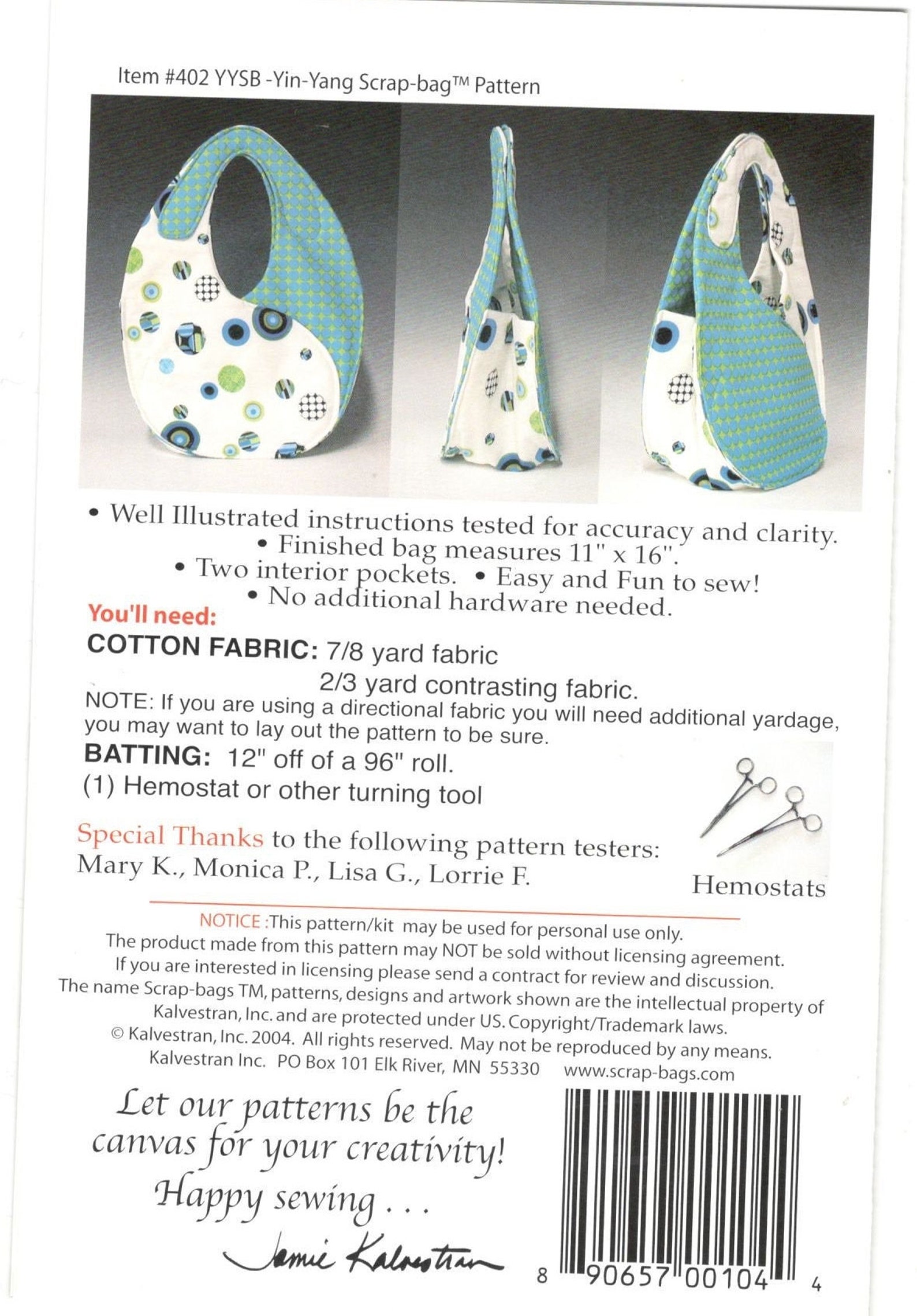 Scrap-Bags Sewing Pattern Four new Scrap-Bag maker Fabrics | Etsy