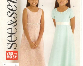 Simplicity 9494 Sewing Pattern, Girls' Tops, Pants in Two Lengths and ...