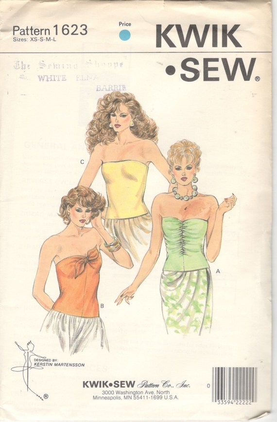 Uncut Kwik Sew 1623 Sewing Pattern Misses' Close Fitting | Etsy