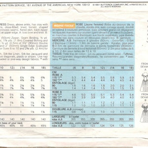 Butterick 5265, 90s Sewing Pattern, Size 6-12 Women's Fit and Flare ...