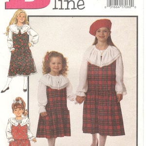 Butterick 6927 Sewing Pattern, Girls' Jumper, Blouse, Size 4-5-6. Uncut ...