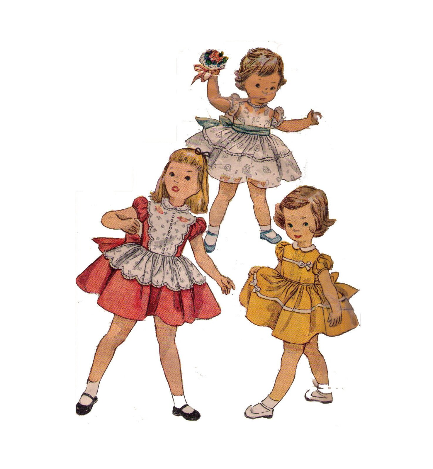 Simplicity 4591 50s Sewing Pattern Size 4 Girl's Short - Etsy