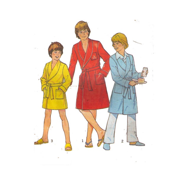 Boy Robe Pattern - Etsy