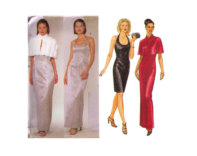 Uncut Butterick 6403, 90s Sewing Pattern, Size 18-22 Women's Dress ...