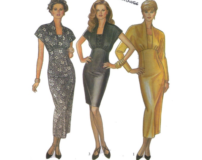 Uncut New Look 6095, Sewing Pattern, Size 8-18 Women's Fitted Body Con ...