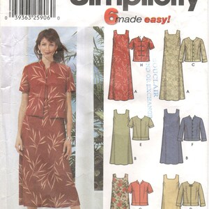 Simplicity 5959 Sewing Pattern, Misses Pullover Dress in Two Lengths ...