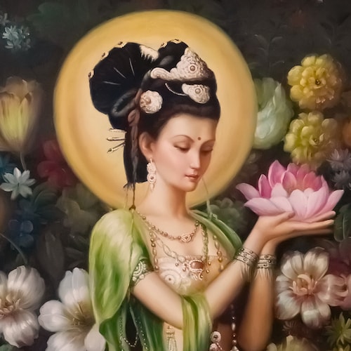 Quan Yin. Stunning Art Print From Painting of the Goddess of - Etsy