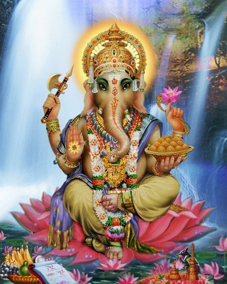 Ganesh is the Lord of Education, Good Fortune, and Writing ...