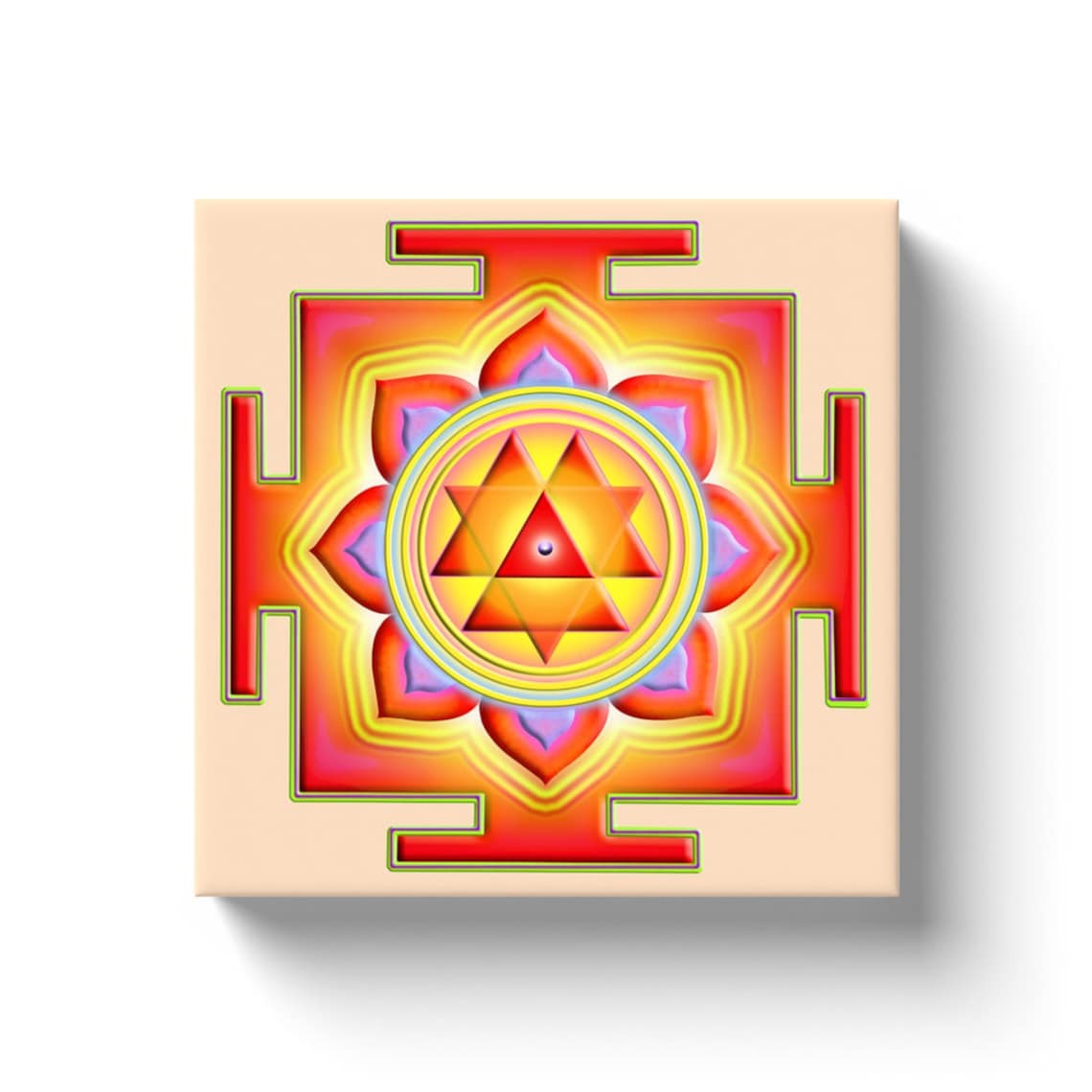 Durga Yantra. Fine Art Print on Ready to Hang Canvas up to | Etsy