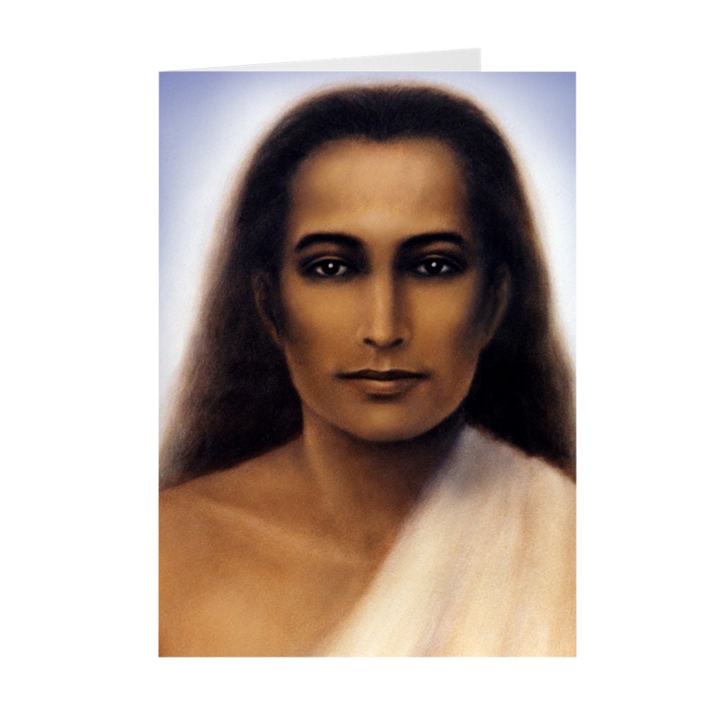 Greeting Card. Mahavatar Babaji Famous From Autobiography Of | Etsy