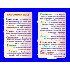 The Golden Rule According to Over A Dozen World Religions, on ...