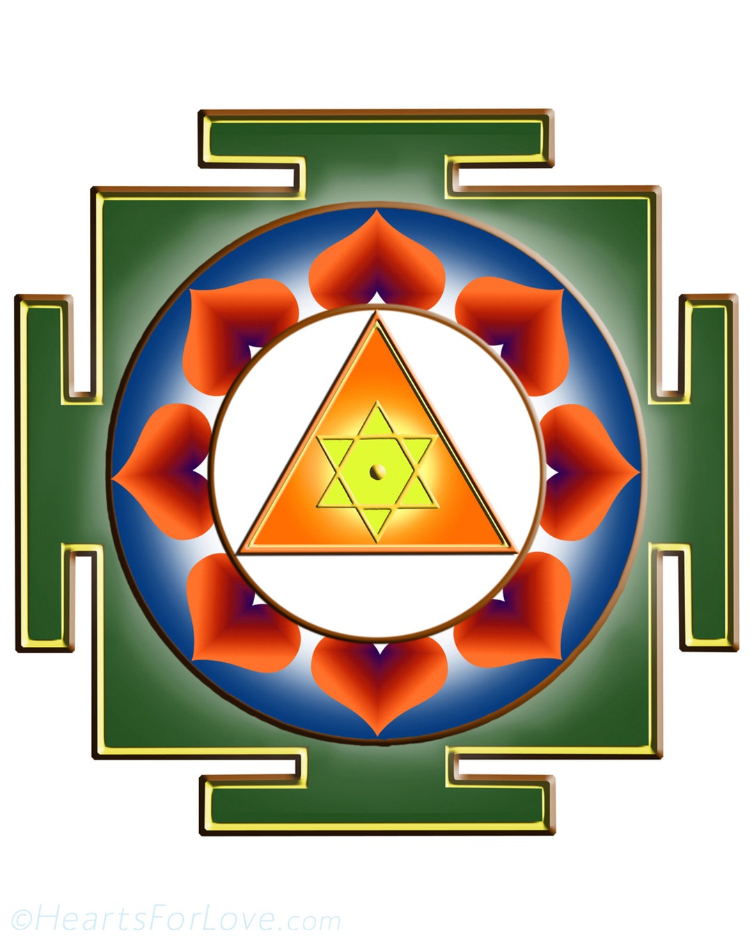 Ganesh Yantra, Mandala for Protection, Fine Art Print - Etsy