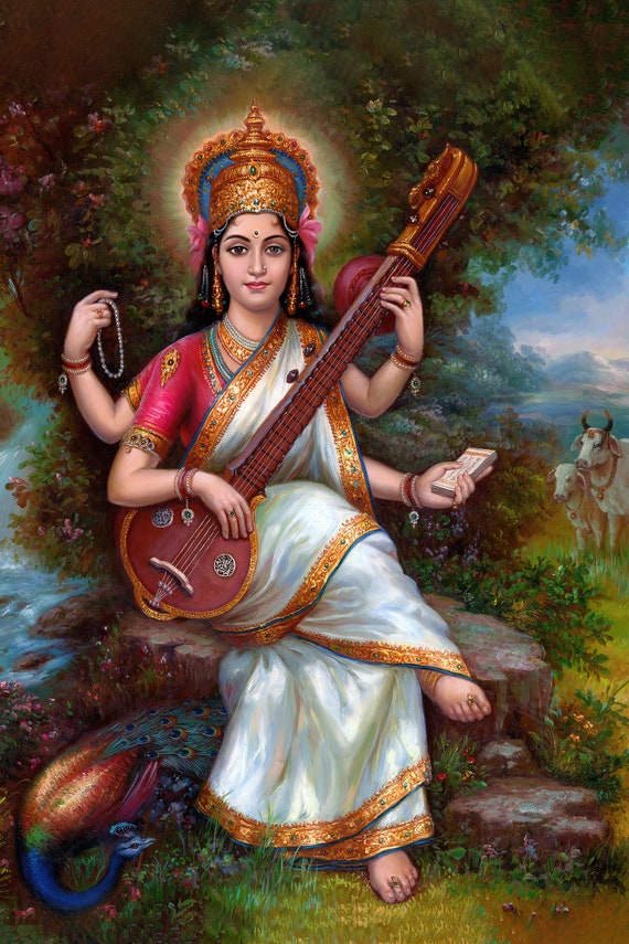 Goddess Saraswati Wallpapers