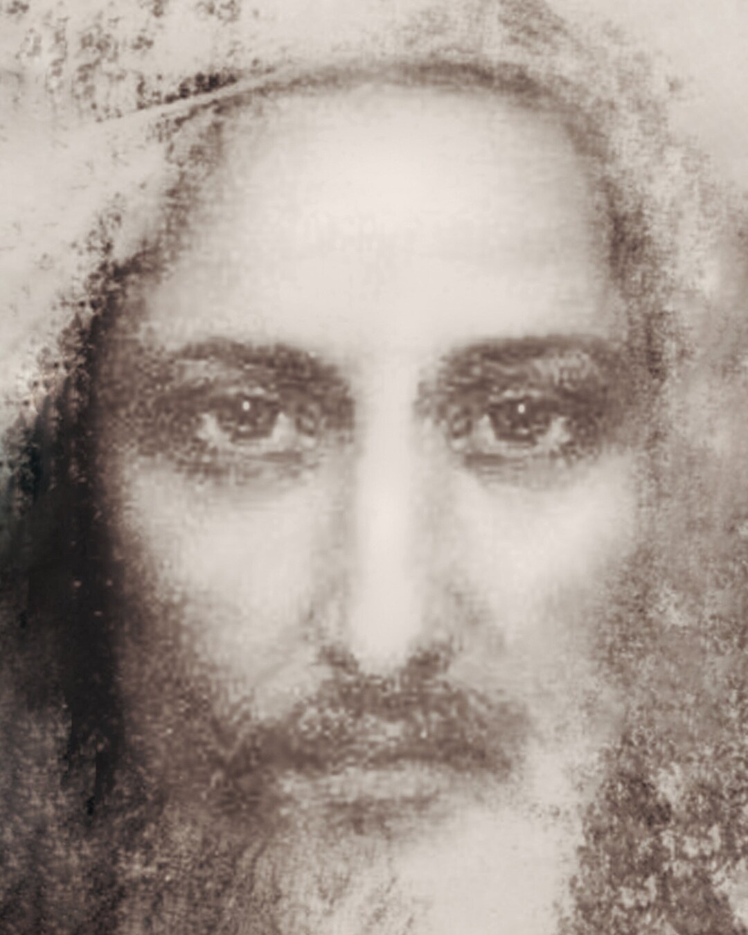 Jesus Christ. Art Inspired by Shroud of Turin. Fine Art Sepia Print - Etsy