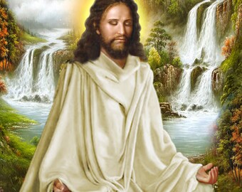 Jesus in Nature Art - Etsy