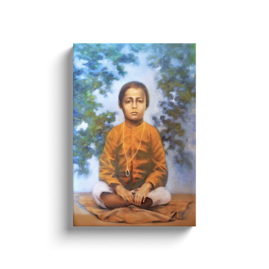 Paramahansa Yogananda Meditating