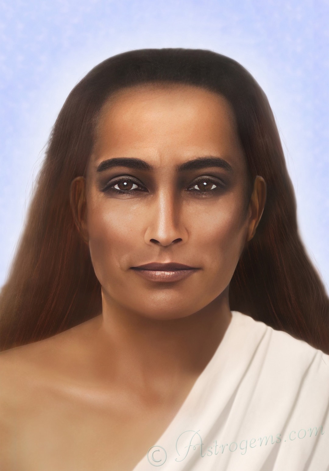 Devotional Portrait of Sri Mahavatar Babaji, Master of the Paramahansa ...