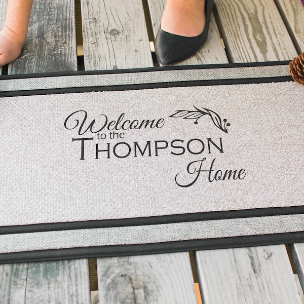 Personalized Doormat With Name - Etsy