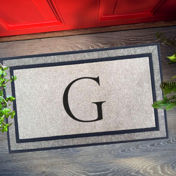 Monogram Doormat - Etsy