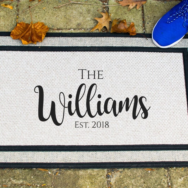 Personalized Doormat - Etsy