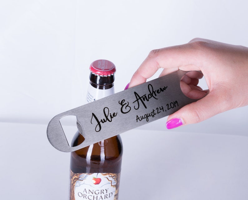Custom Bottle Opener Favor Personalized Bar Tools Bartender - Etsy