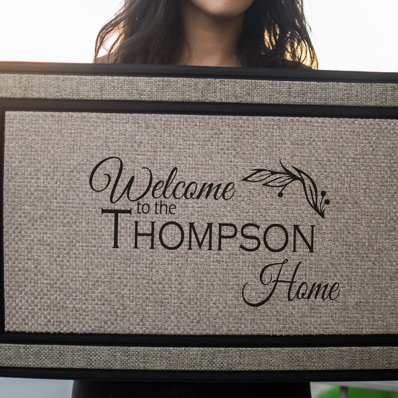 Personalized Door Mat - Etsy