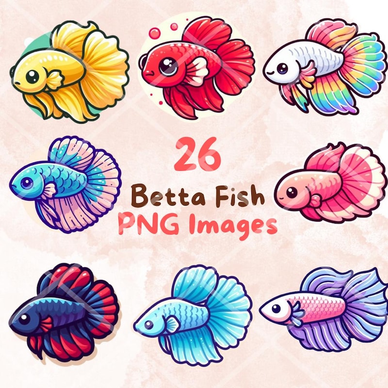 Printable Card Betta - Etsy
