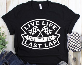 Live Life Like Its the Last Lap Svg - Etsy
