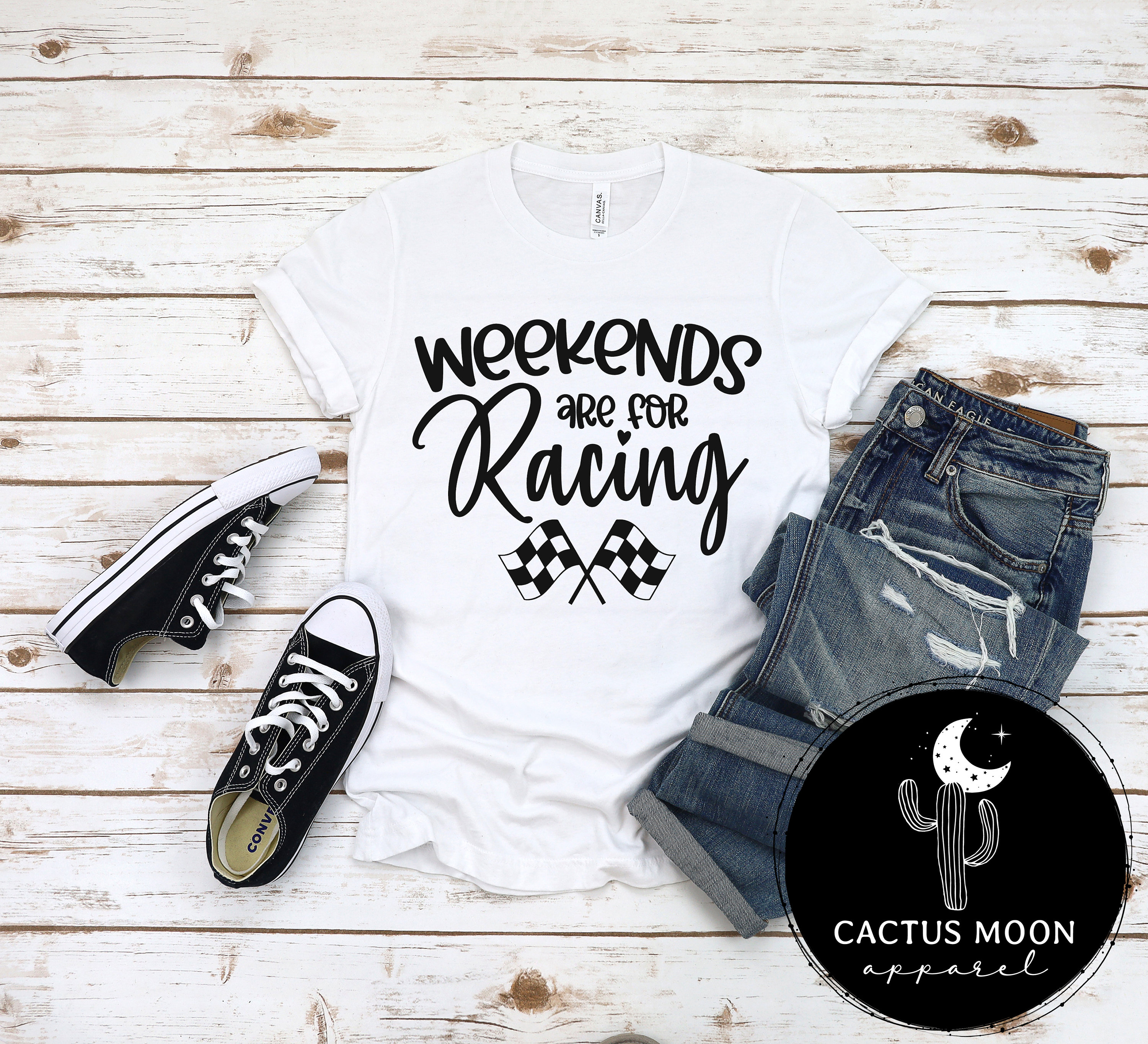 Weekends Are for Racing Shirt Short Sleeve V-neck or Long - Etsy