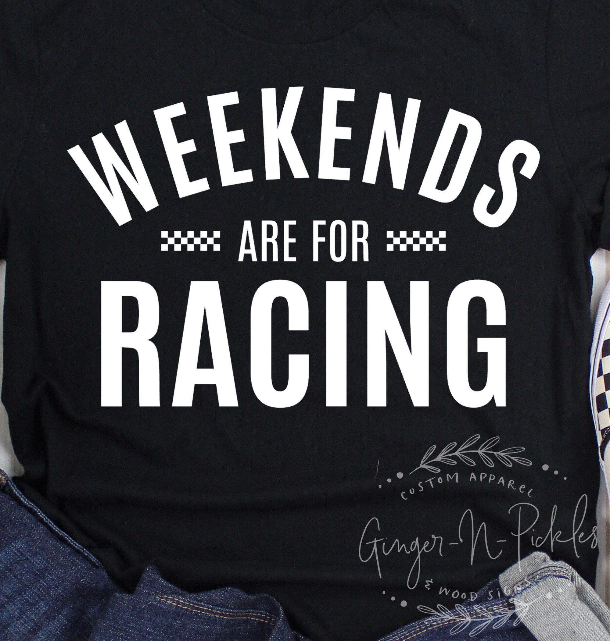 Weekends Are For Racing Short Sleeve or Long Sleeve T-Shirt | Etsy