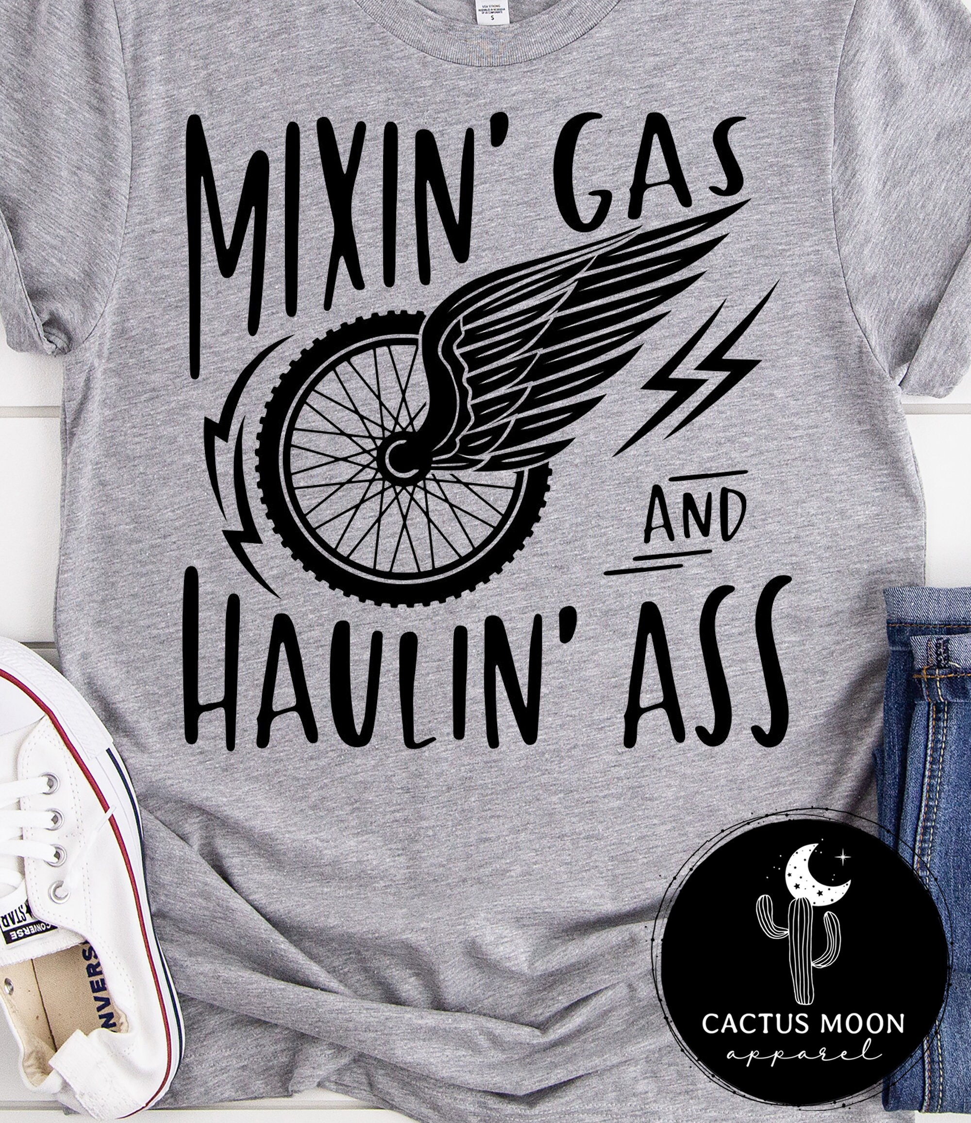 Mixin Gas and Haulin Ass Short Sleeve or Long Sleeve Unisex | Etsy