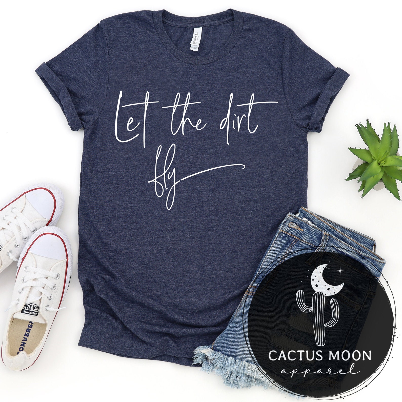 Let the Dirt Fly Short Sleeve or Long Sleeve Unisex T-shirt, Dirt Track ...