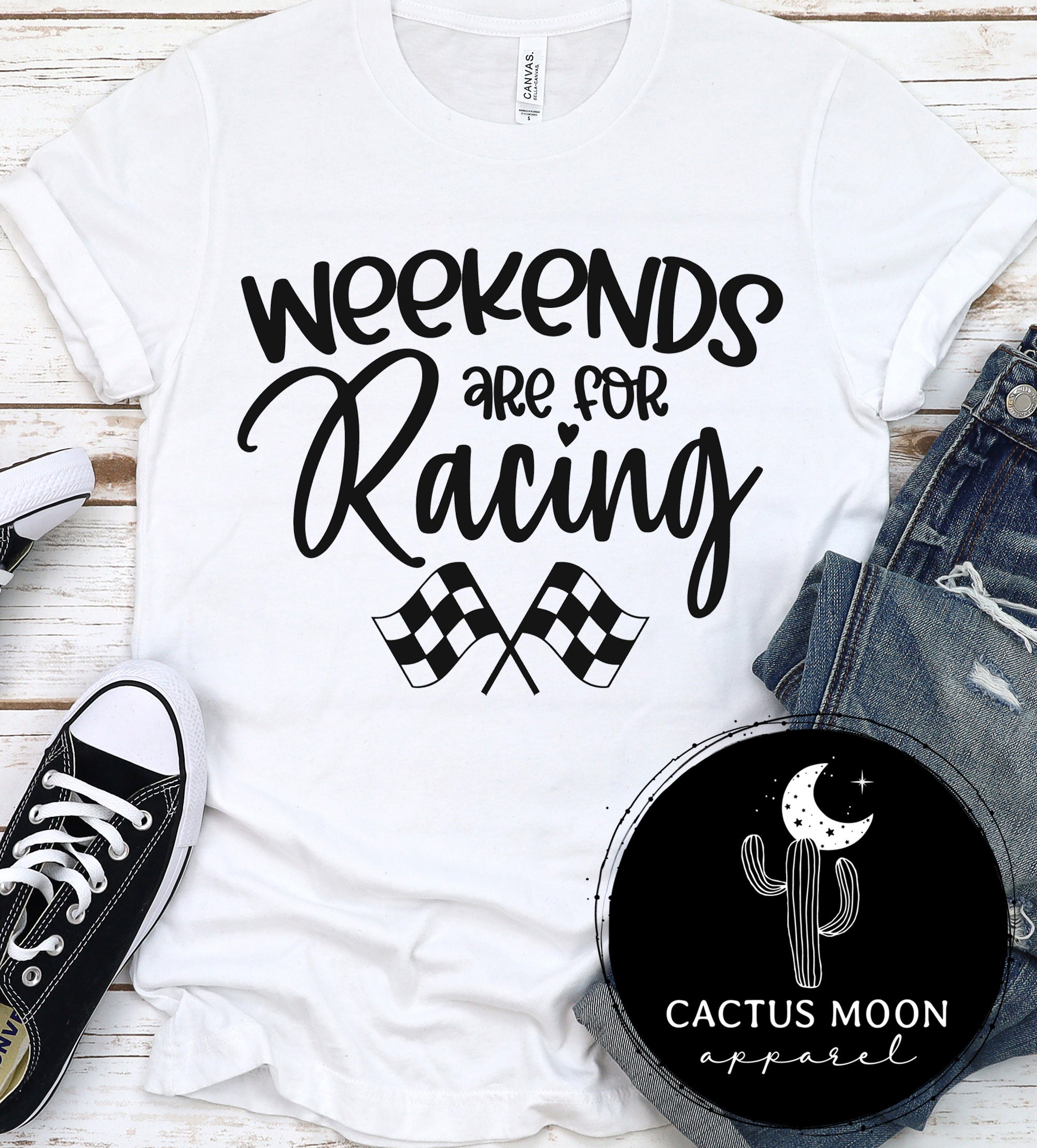 Weekends Are for Racing Shirt Short Sleeve V-neck or Long - Etsy