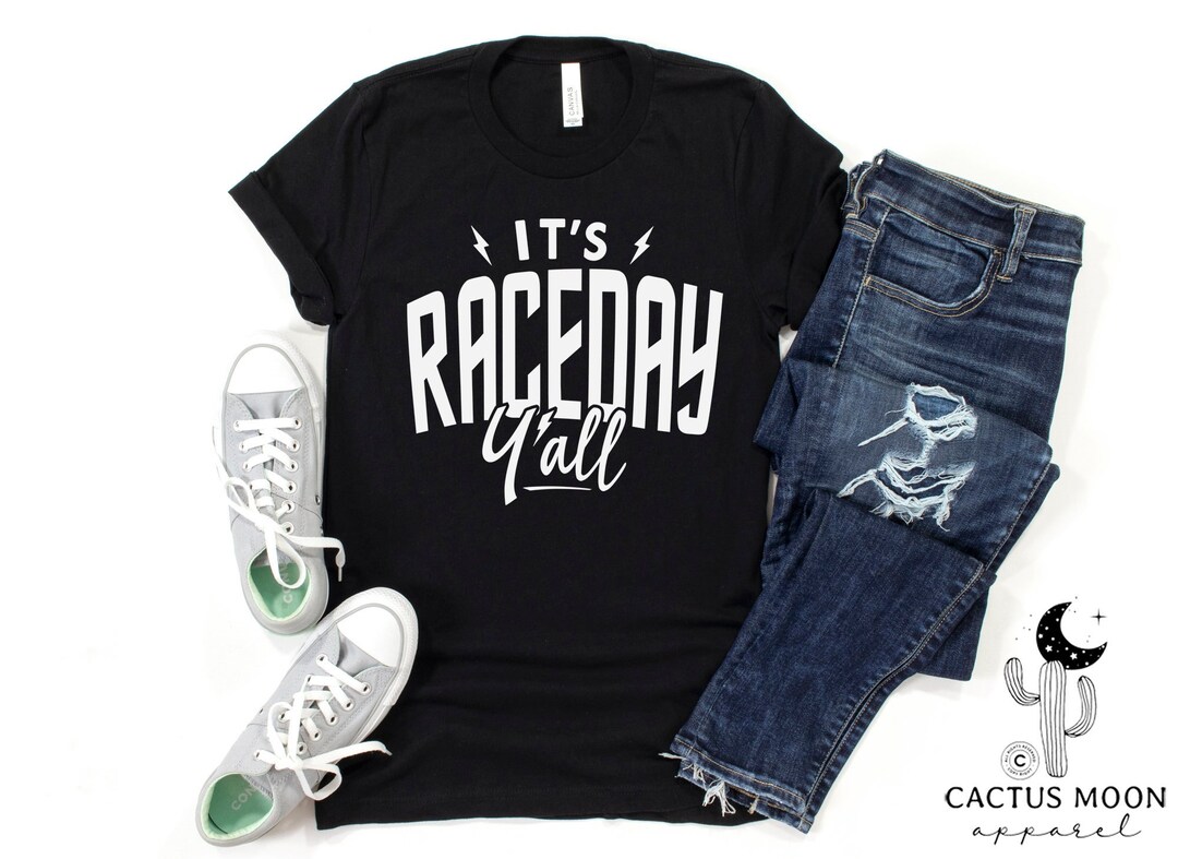 It's Raceday Y'all Adult Unisex Jersey Short Sleeve Tee | Moto Car Dirt ...