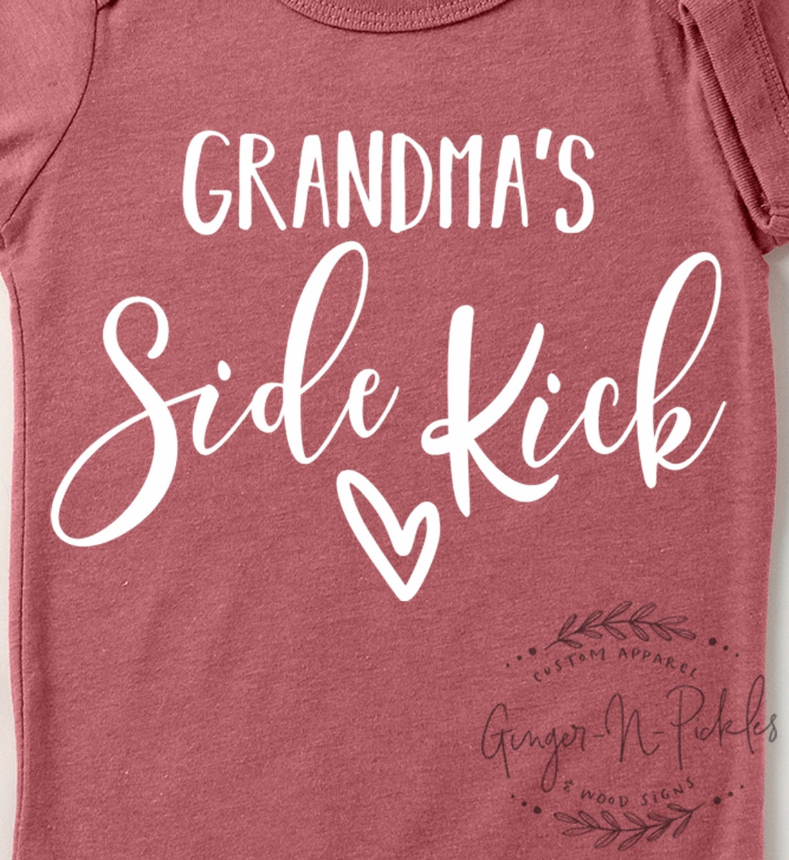 Grandma and Grandma's Side Kick Matching Grandma and Me - Etsy