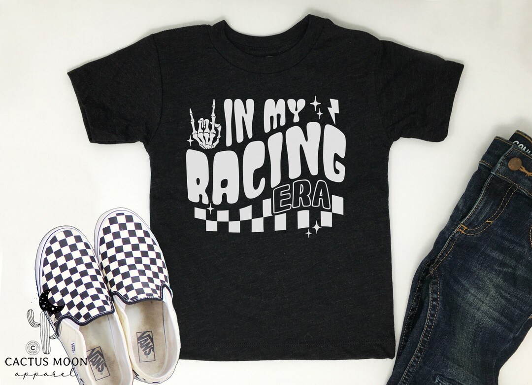 Kids in My Racing Era Toddler Short Sleeve Tee | Race Day Toddler Shirt ...