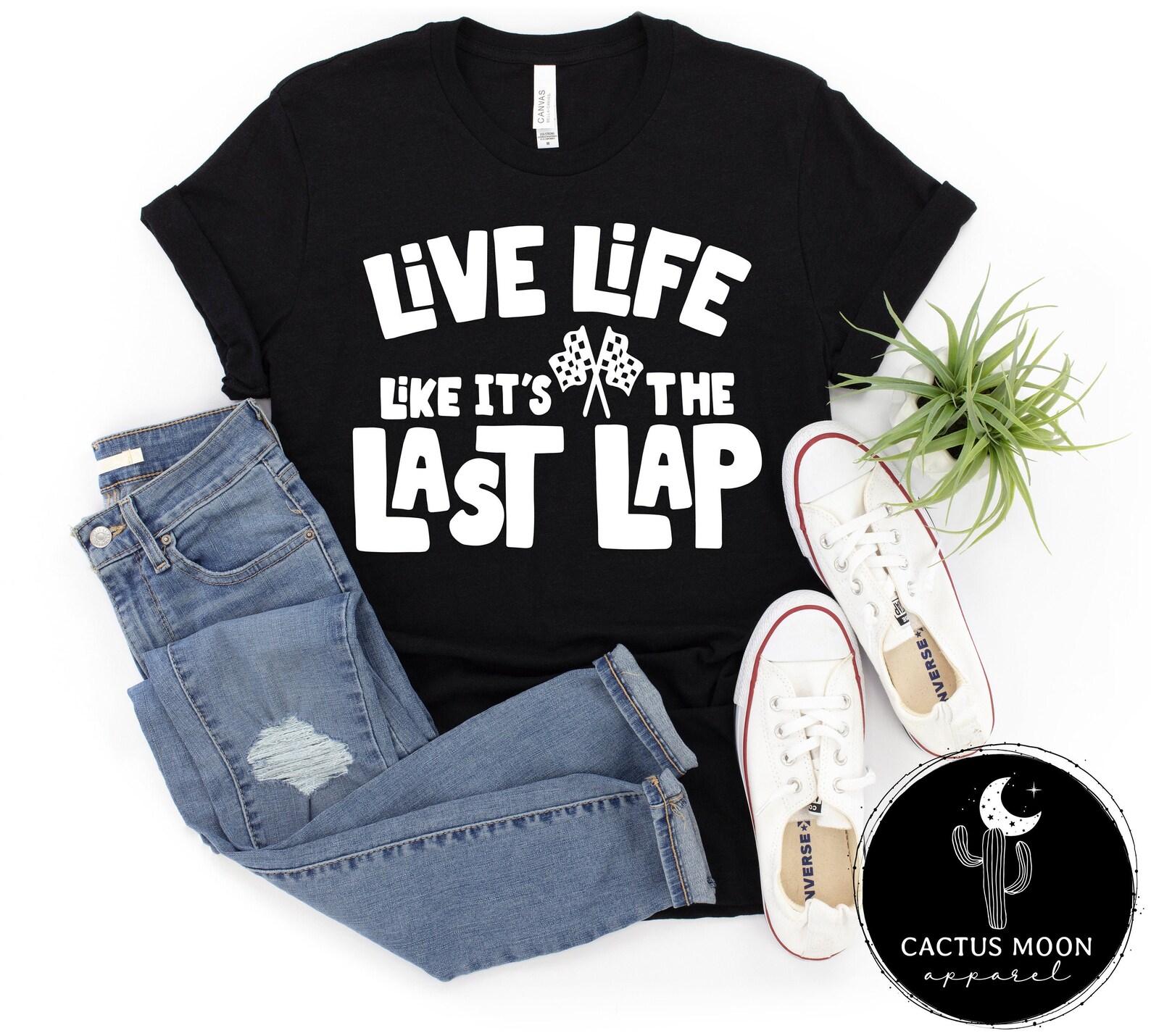 Live Life Like It's The Last Lap Shirt Short or Long | Etsy