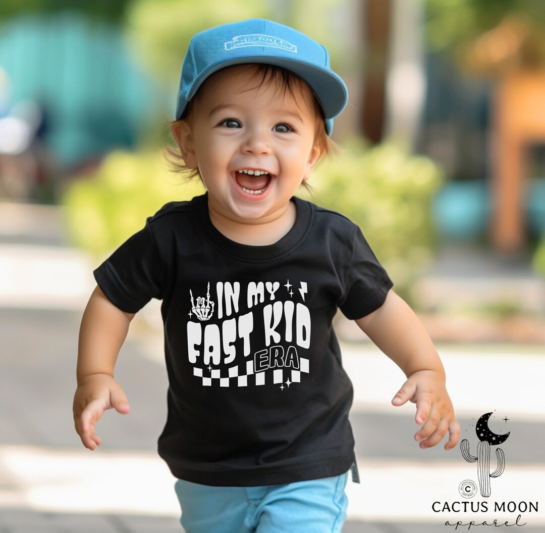 Kids in My Fast Kid Era Infant Bodysuit, Toddler or Youth Shirt or ...