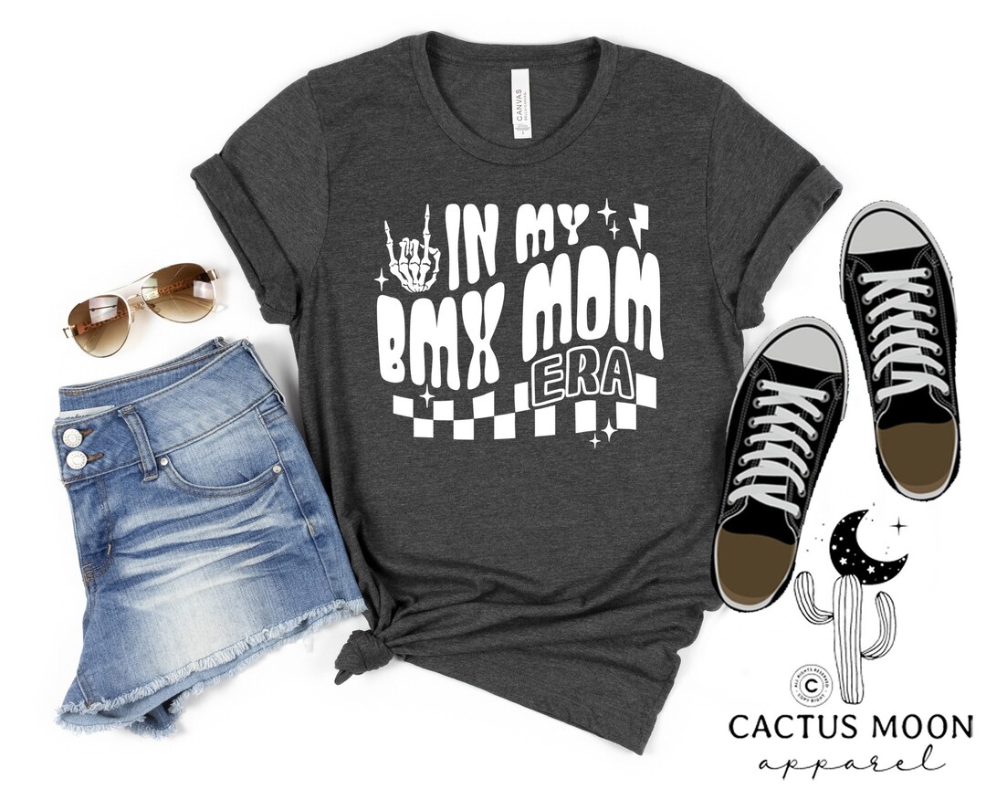 In My BMX Mom Era Shirt, Adult Short Sleeve, V-neck, Long Sleeve T ...