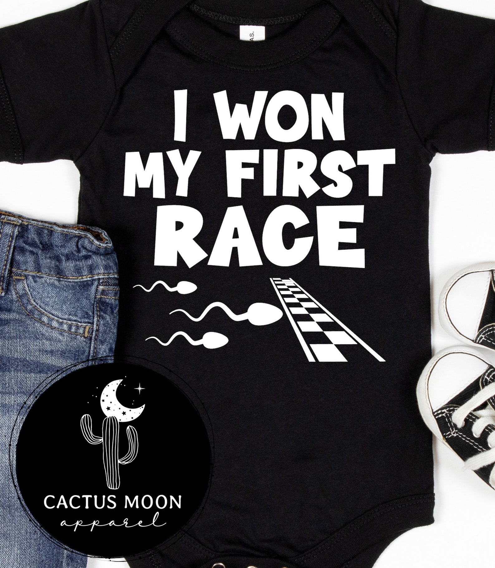 I Won My First Race Baby Bodysuit or Toddler or Youth Shirt | Etsy