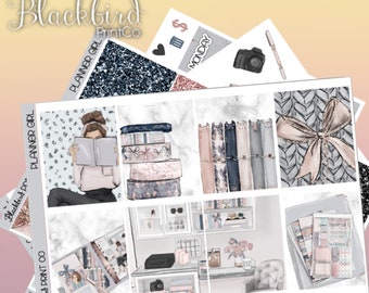 Queen Bees Sampler Page Hand Drawn Original Planner Stickers - Etsy